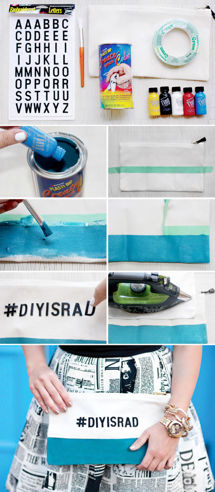 DIY Kate Spade Inspired Canvas Bag Tutorial | DIY Tag