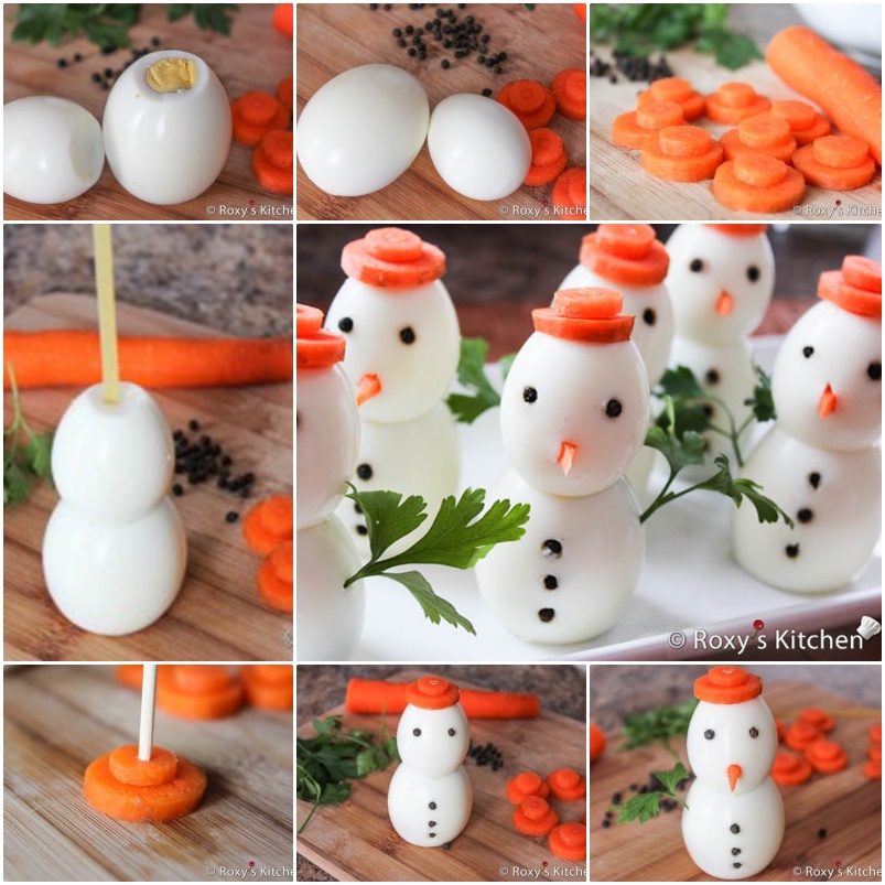 Adorable Egg Snowman | DIY Tag