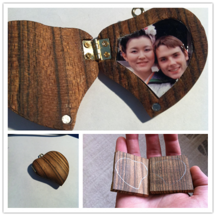 How To Make DIY Locket From A Piece Of Wood | DIY Tag