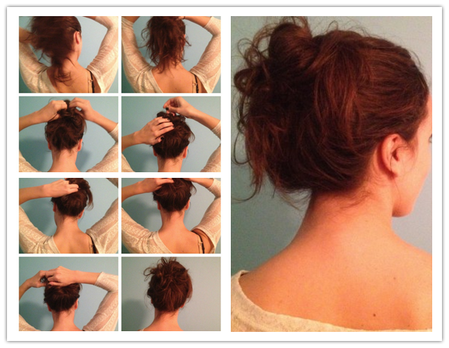 How To Do A Messy Bun Hair Styles | DIY Tag