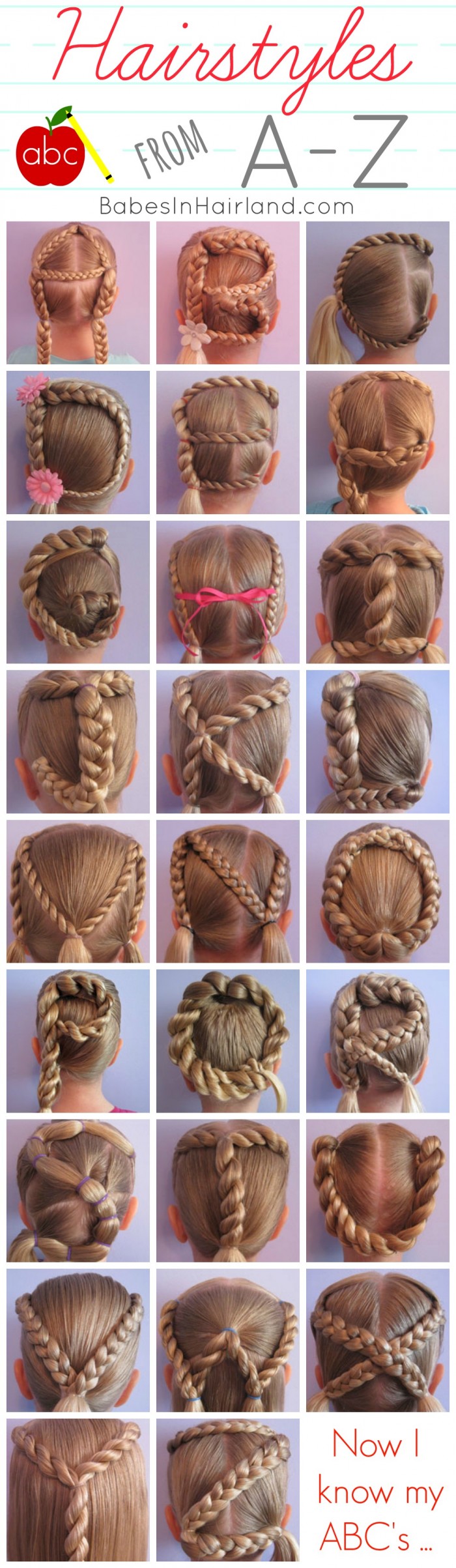 DIY Alphabet Braided Hairstyles | DIY Tag